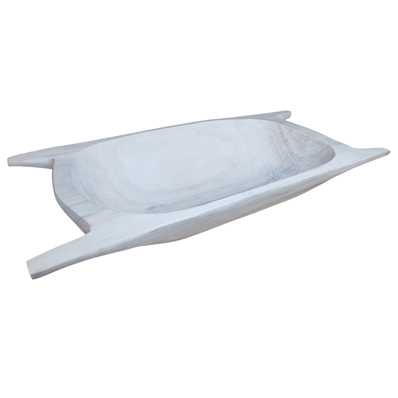 Vájt fateknő Füles vájt fateknő 60 x 29 cm-es rusztikus fateknő - Grill ...