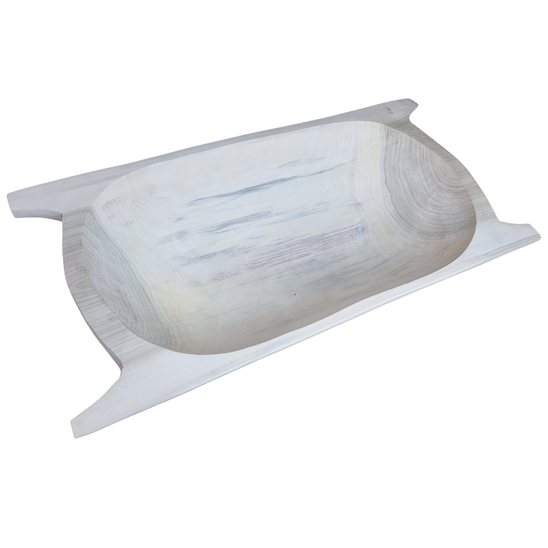 Vájt fateknő Füles vájt fateknő 60 x 30 cm-es rusztikus fateknő - Grill ...