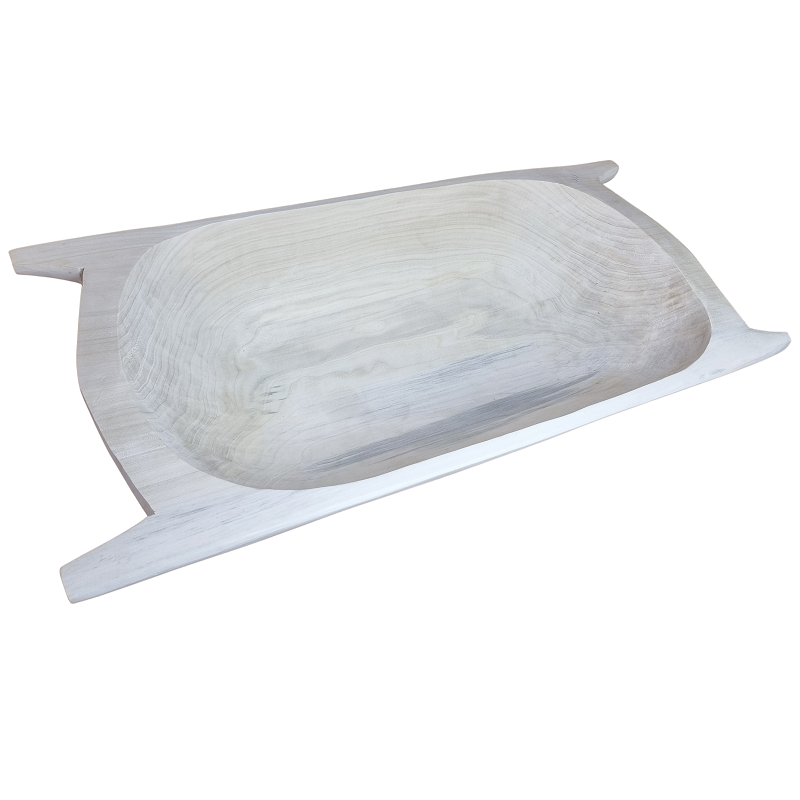 Vájt fateknő Füles vájt fateknő 69 x 33 cm-es rusztikus fateknő - Grill ...