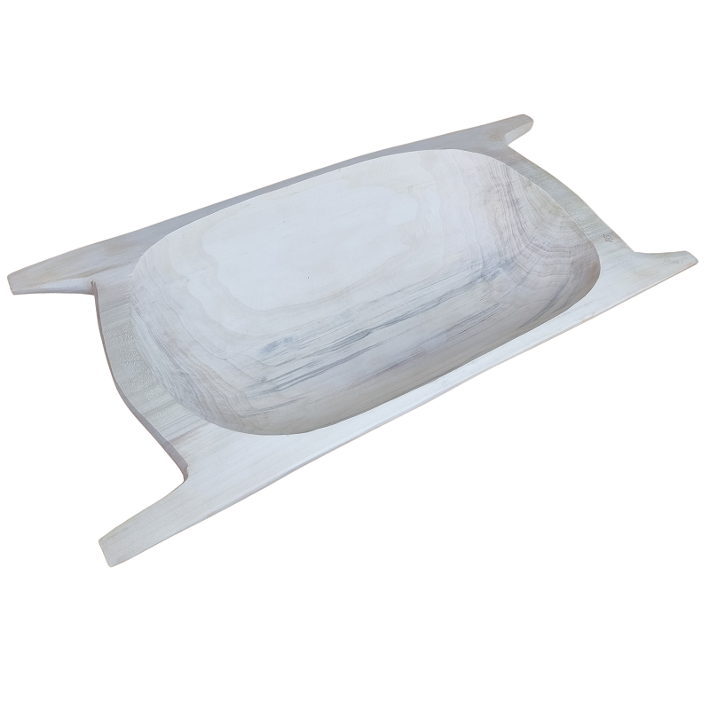 Vájt fateknő Füles vájt fateknő 60 x 29 cm-es rusztikus fateknő - Grill ...